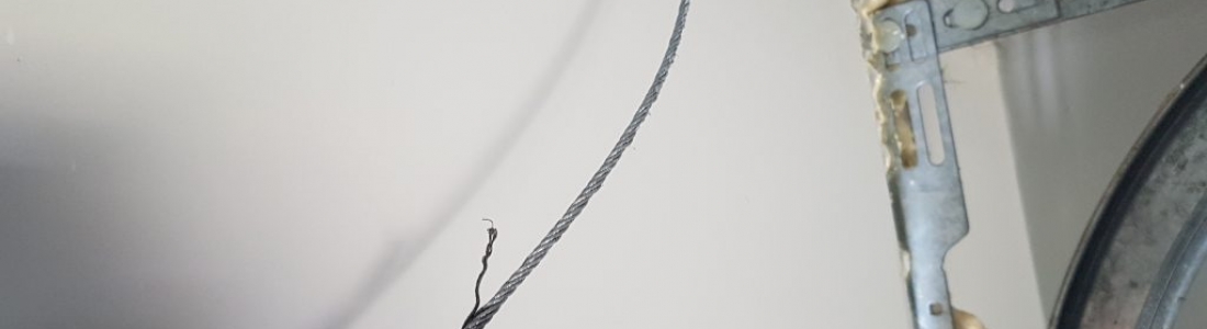 Cables Requiring Replacement Due to Cables Frayed - Access Garage Doors